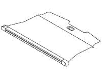 2006-2008 Range Rover Sport Load Space Cover Black OEM - Roverland Parts