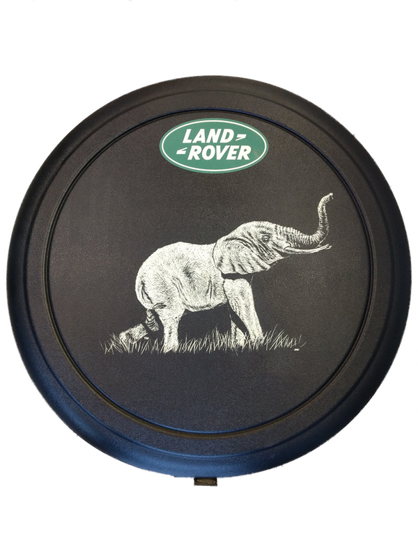 1994-1999 Discovery I Hard Shell Tire Cover with Elephant Design ...