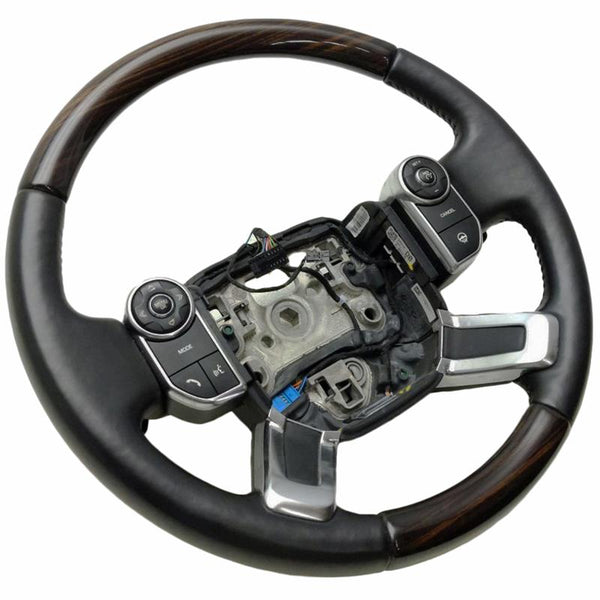 2013-2021 Range Rover Steering Wheel Leather & Macassar Wood ...